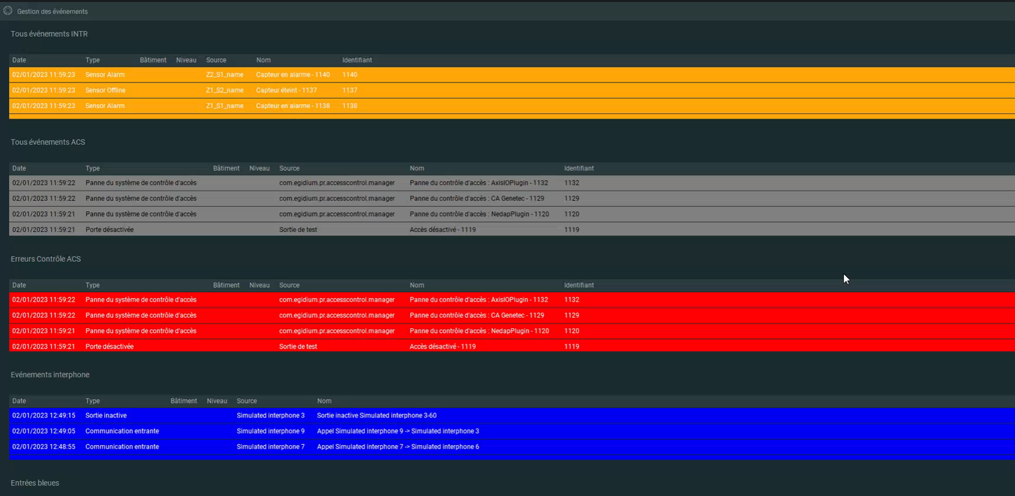 Control and Monitoring - Egidium technologies